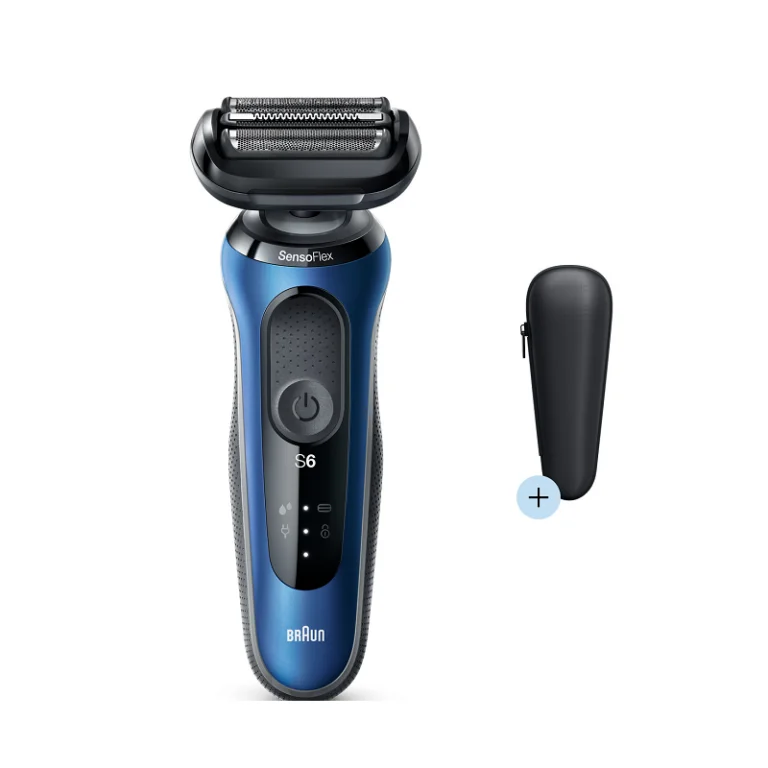 Rasoir Electrique Braun SensoFlex Wet& Dry 60-B1000s Series6